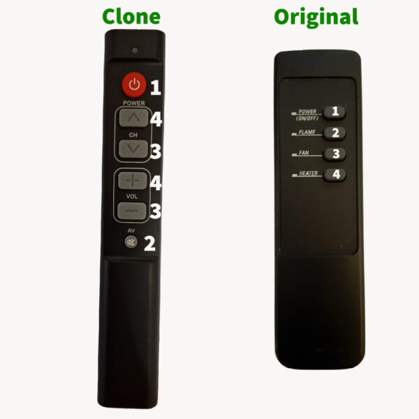RCS-01A Replacement Clone Remote Control | Remote Shop