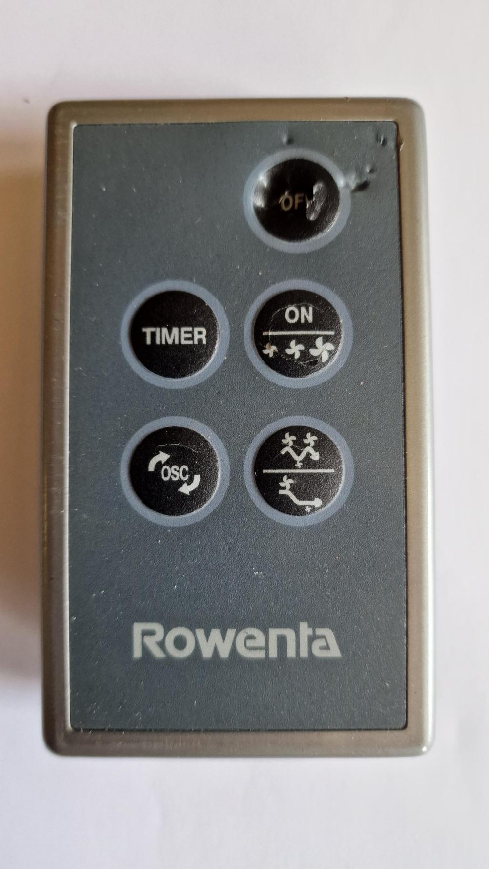 Rowenta Pedestal Fan Replacement Clone Remote Control | Remote Shop