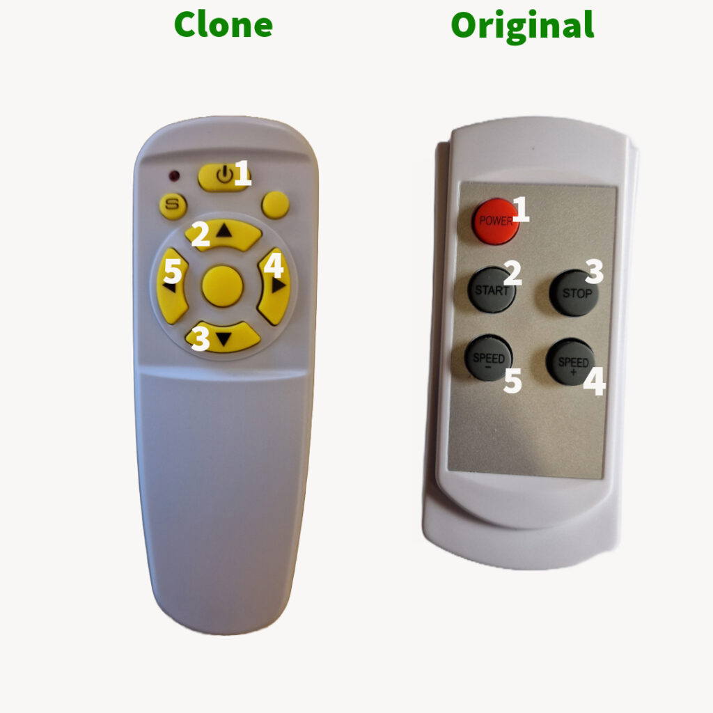 Homcom A90-224 Replacement Clone Remote Control | Remote Shop Homcom A90-224 Replacement Clone Remote Control | Remote Shop