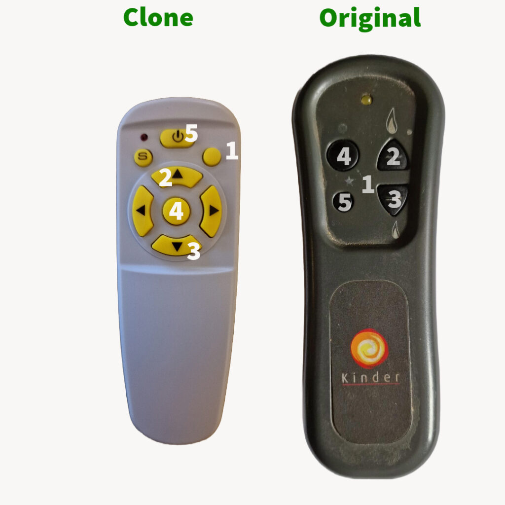 Kinder Replacement Clone Remote Control | Remote Shop