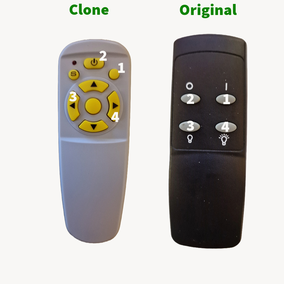 Dimplex RC01-021 (RC01-008 Variant) Clone Remote Control | Remote Shop
