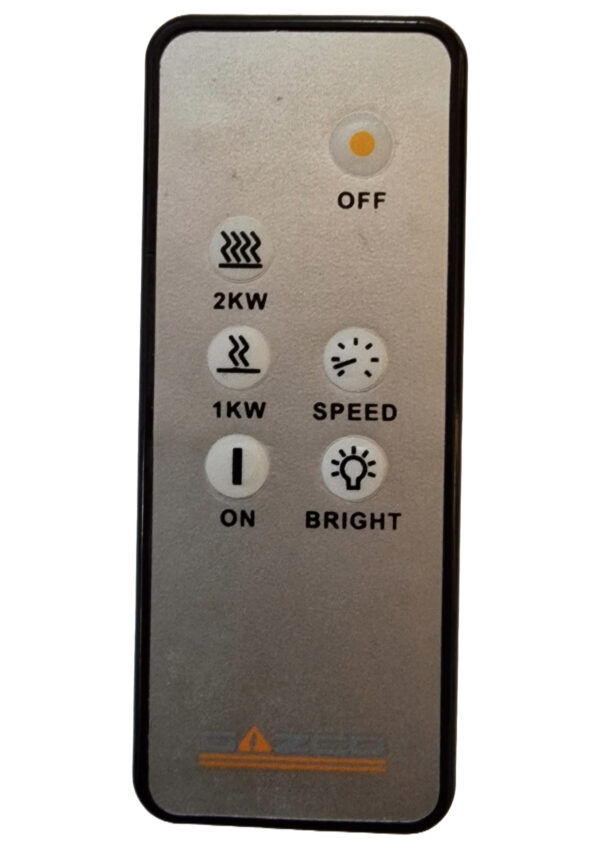 Gazco (6 Button Silver Fronted) Replacement Clone Remote Control ...